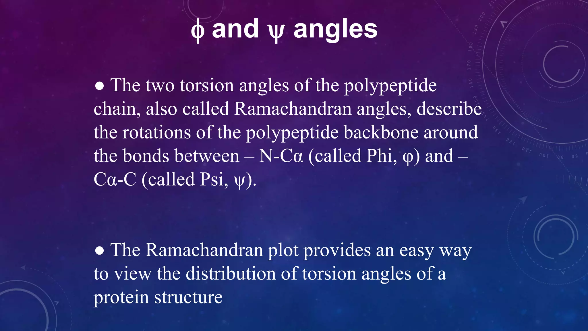 The Ramachandran plot | PPTX | Chemistry | Science