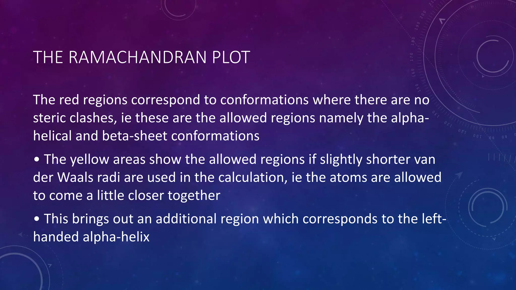 The Ramachandran plot | PPTX