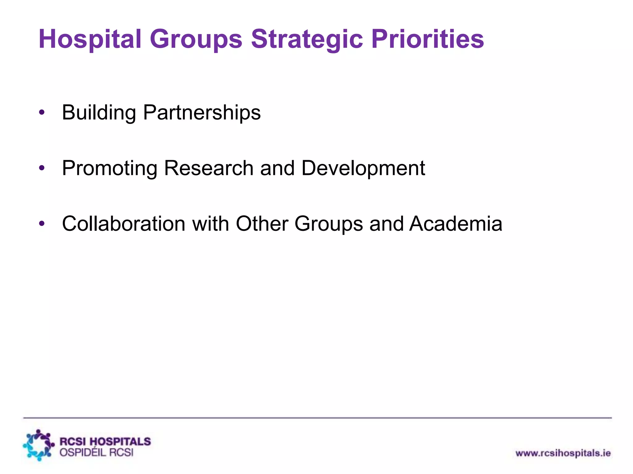 Bill Maher, Group CEO, RCSI Hospitals Group | PPTX