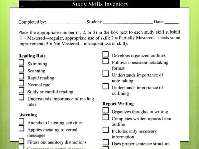 TRANSITION ASSESSMENTS