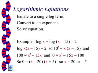 1528 exponential-log | PPT