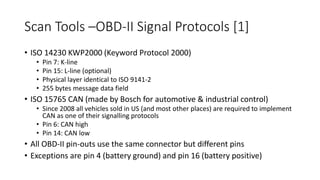 Oscilloscopes and Scan Tools | PPTX