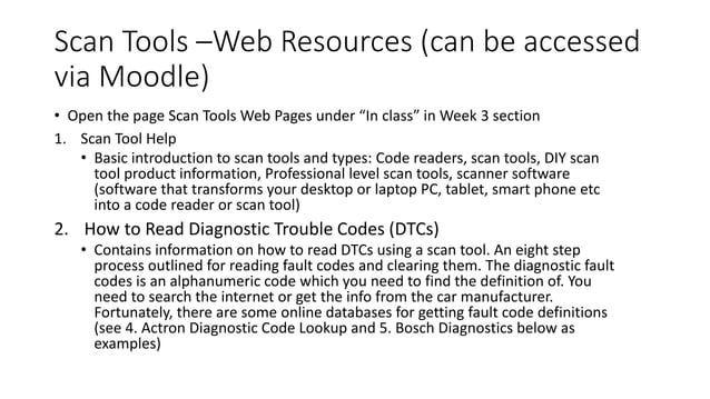 Oscilloscopes and Scan Tools | PPTX | Consumer Electronics | Technology & Computing