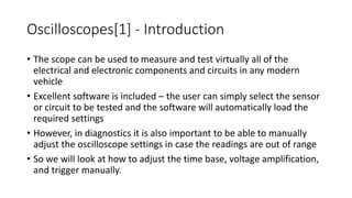 Oscilloscopes and Scan Tools | PPTX