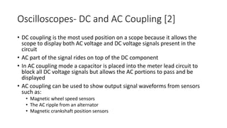Oscilloscopes and Scan Tools | PPTX