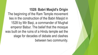 Explained: From 1528 To 2024, A 500-Year Timeline Of Ayodhya Ram Temple ...