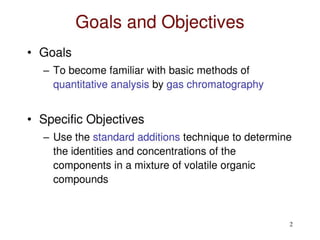 Quantitative Analysis in Gas Chromatography | PDF
