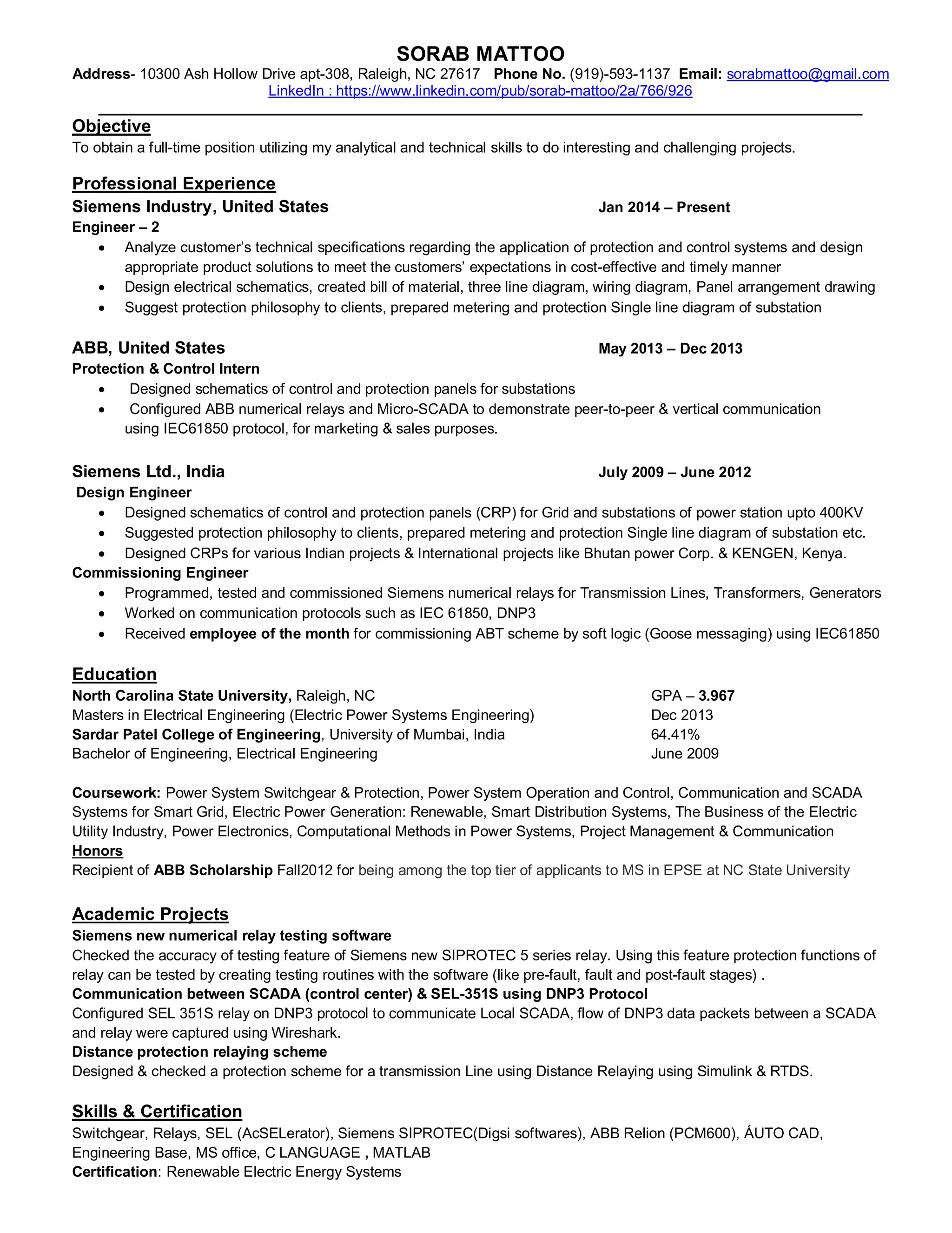 Resume | PDF