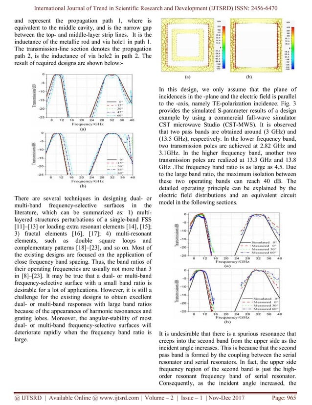 An Analysis of Dual Band bandpass Filters using with Arbitrary Band ...