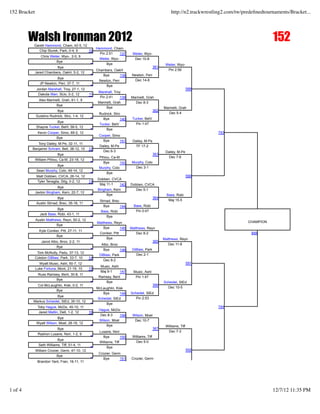 152 bracket | PDF | Tennis | Sports