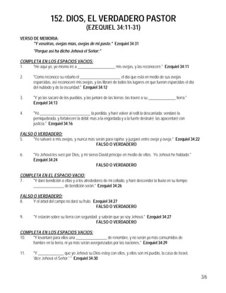 152 dios, el verdadero pastor | PDF