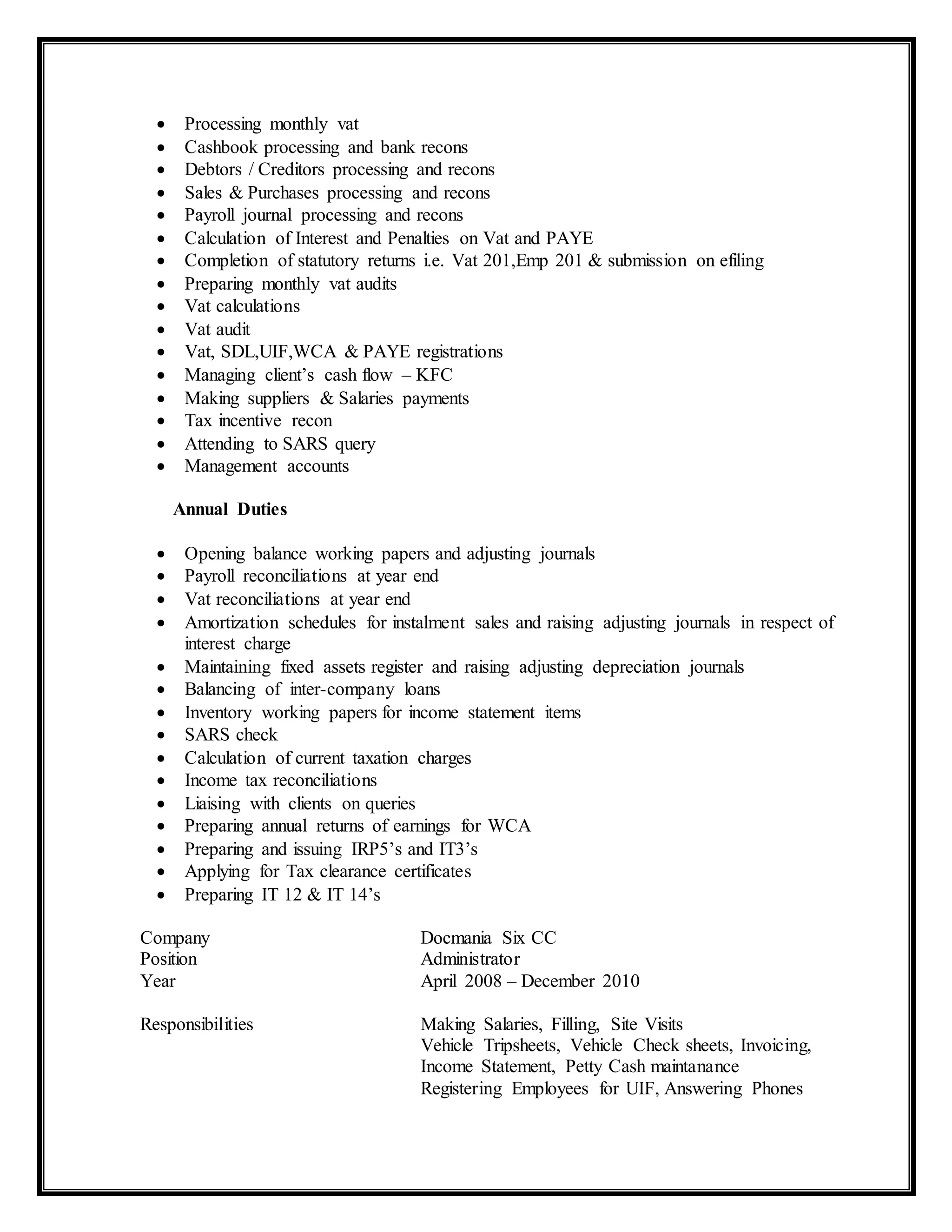 Latest copy cv | DOCX