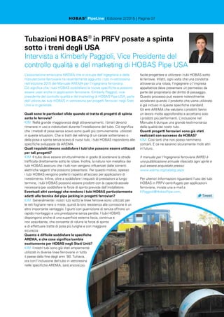 HOBAS PipeLine 2/15: Posa senza scavo sotto le ferrovie | PDF