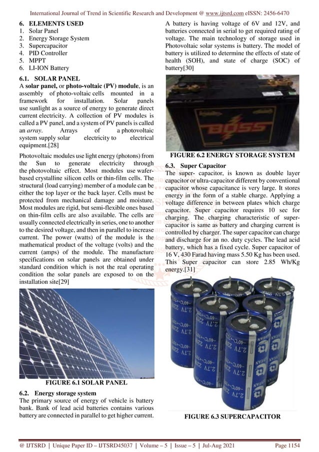 Hybrid Electric Vehicle Charging by Solar Panel using of Supercapacitors | PDF | Power and ...