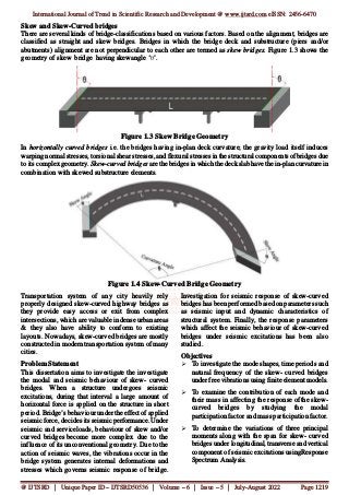 Investigation of Skew Curved Bridges in Combination with Skewed ...