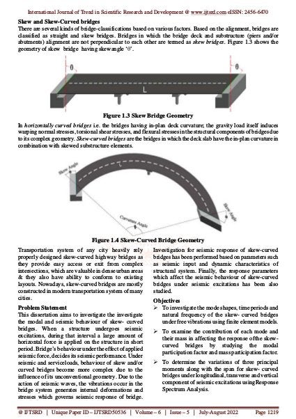 Investigation of Skew Curved Bridges in Combination with Skewed ...