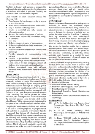 Smart Education An Overview | PDF