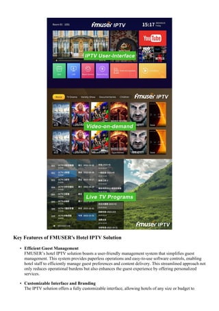 6 Best Hotel IPTV Solution Suppliers in Ulaanbaatar, MONGOLIA | PDF