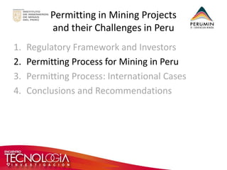 PERUMIN 31: Engineering permitting requirements for mining projects in ...