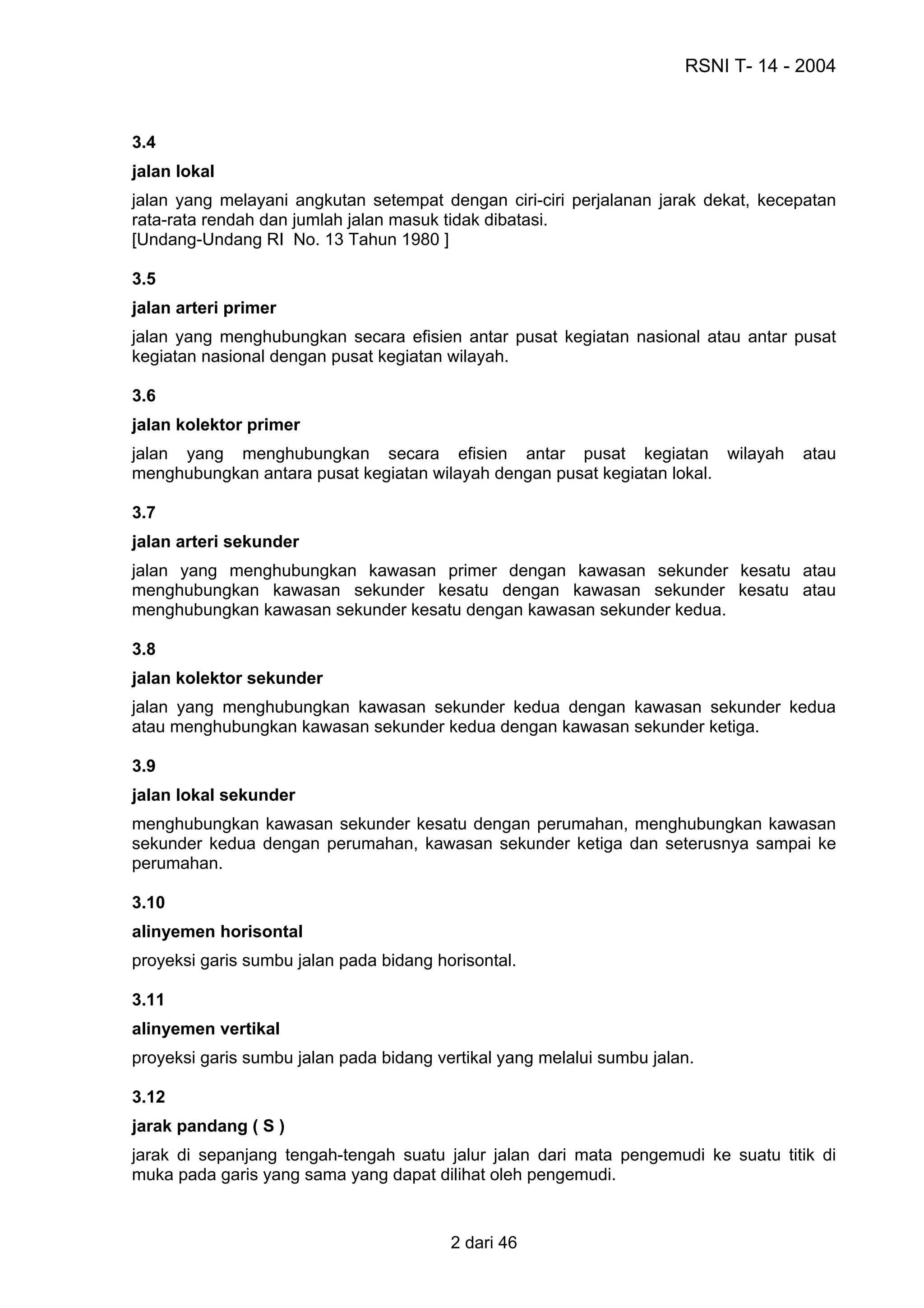 15307004 rsnistandar-geometrik-jalan-perkotaan-2004 | PDF