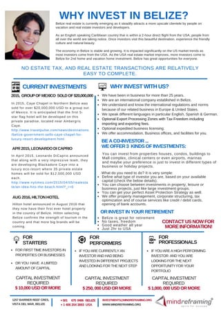 Investments_in_Belize_161007 | PDF