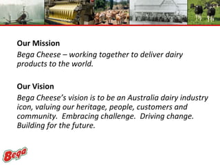 Bega Cheese, helping our dairy farmers secure a sustainable future ...