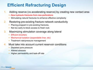 A GEOMECHANICAL STUDY OF REFRACTURING BASED ON MICROSEISMIC ...