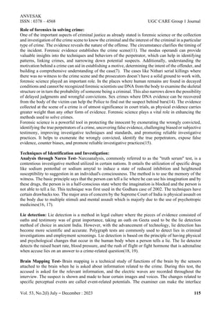 Justice Under the Microscope: Forensic Science in the Indian Criminal ...