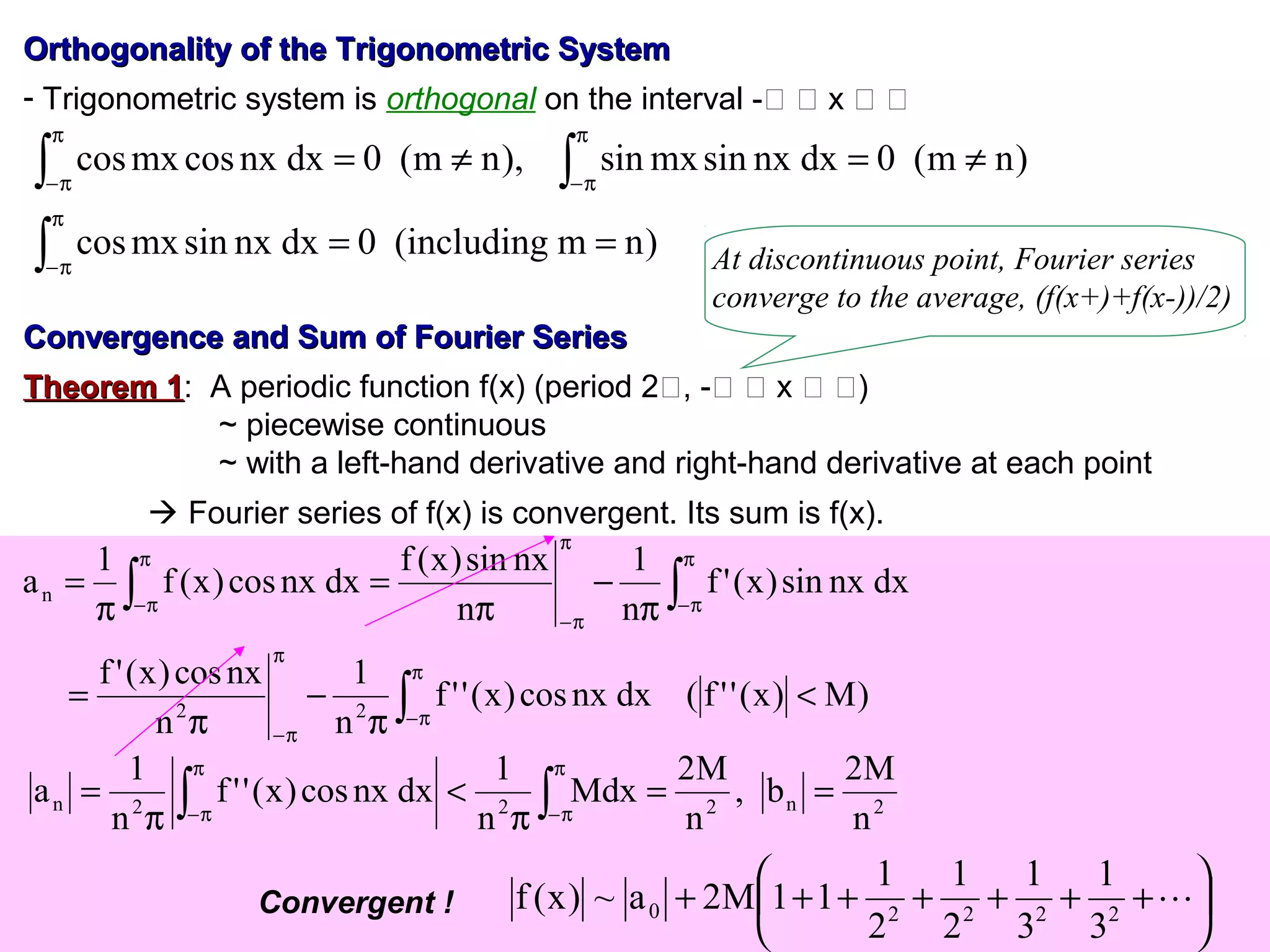 1531 fourier series- integrals and trans | PPT | Physics | Science