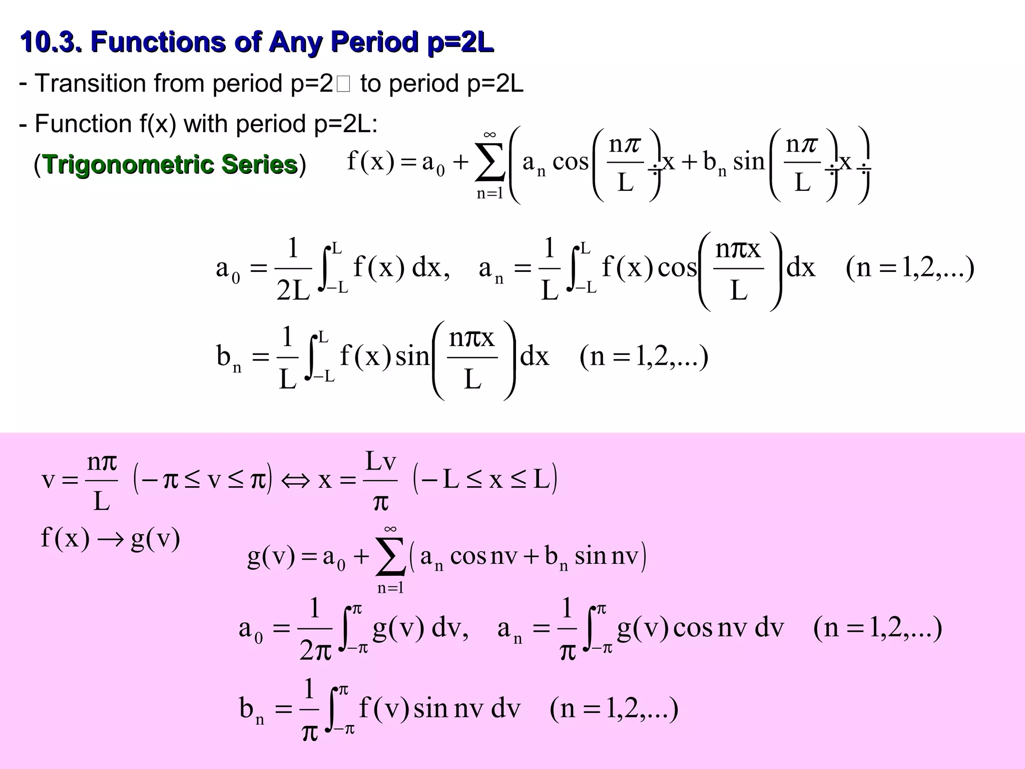 1531 fourier series- integrals and trans | PPT | Physics | Science