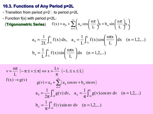 1531 fourier series- integrals and trans | PPT | Physics | Science