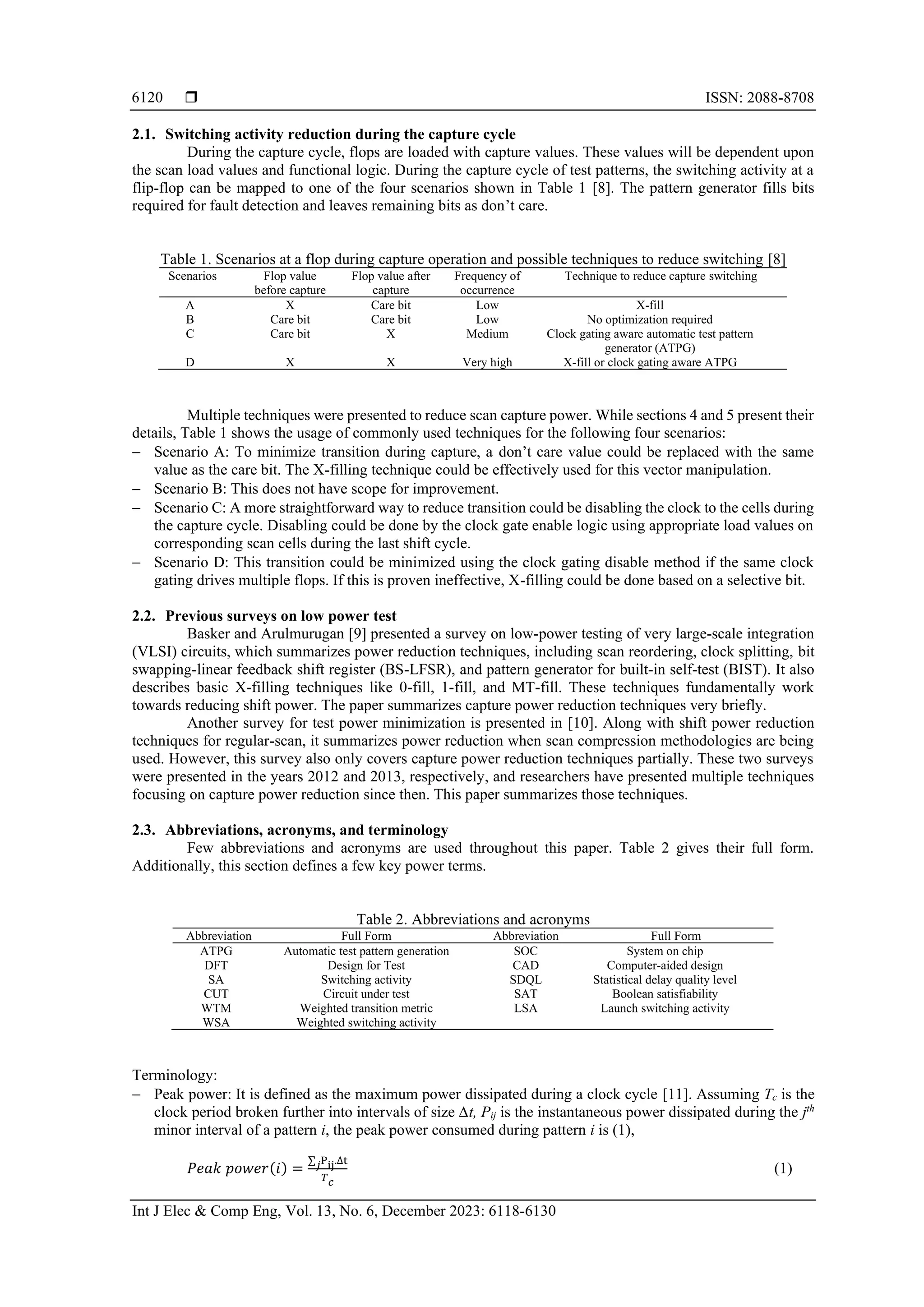 A survey of scan-capture power reduction techniques | PDF