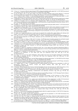 A survey of scan-capture power reduction techniques | PDF