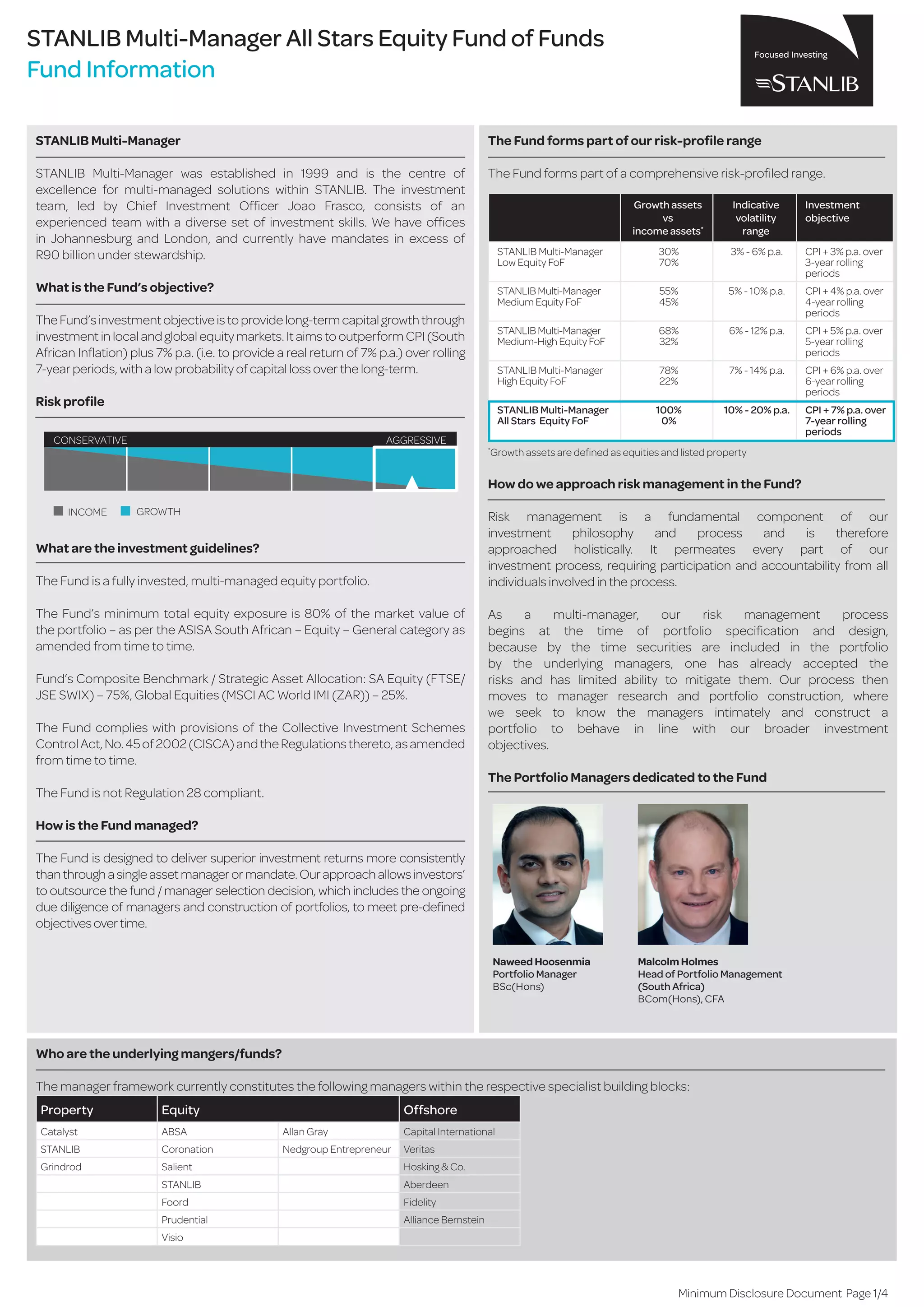 15318 stanlib multi manager all stars equity fo f-static sheet | PDF