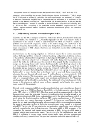 CONGESTION AND ENERGY AWARE MULTIPATH LOAD BALANCING ROUTING FOR LLNS | PDF