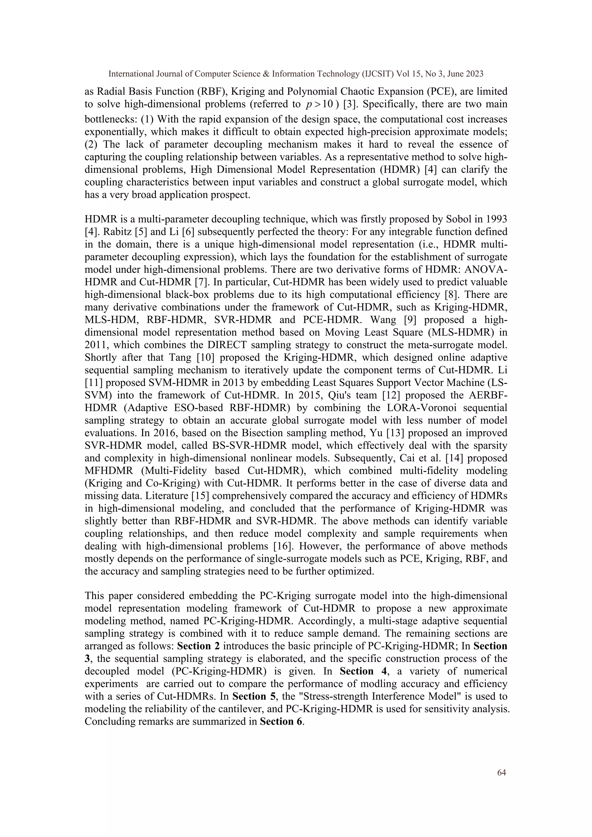 A PC-kriging-HDMR Integrated with an Adaptive Sequential Sampling Strategy for High-Dimensional ...