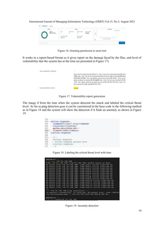 INTRUSION DETECTION SYSTEM USING CUSTOMIZED RULES FOR SNORT | PDF