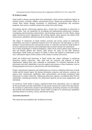 THE EVOLVING THREAT LANDSCAPE: AN OVERVIEW OF ATTACKS AND RESPONSE ...