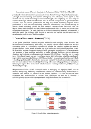 ADVANCEMENTS IN CROWD-MONITORING SYSTEM: A COMPREHENSIVE ANALYSIS OF SYSTEMATIC APPROACHES AND ...