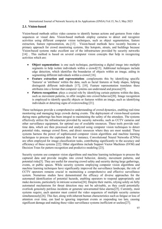 ADVANCEMENTS IN CROWD-MONITORING SYSTEM: A COMPREHENSIVE ANALYSIS OF SYSTEMATIC APPROACHES AND ...