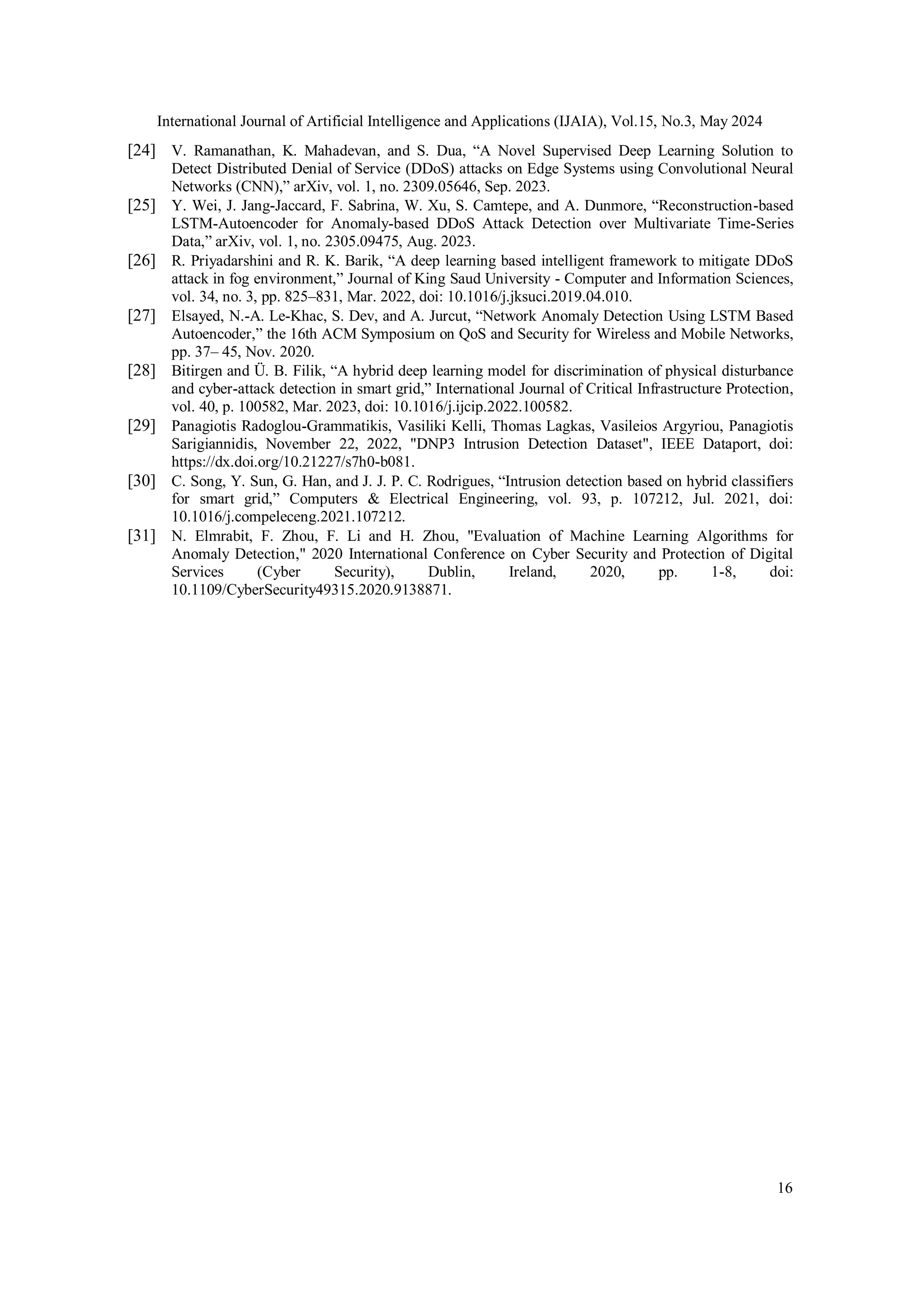 Deep Learning For Smart Grid Intrusion Detection A Hybrid Cnn Lstm