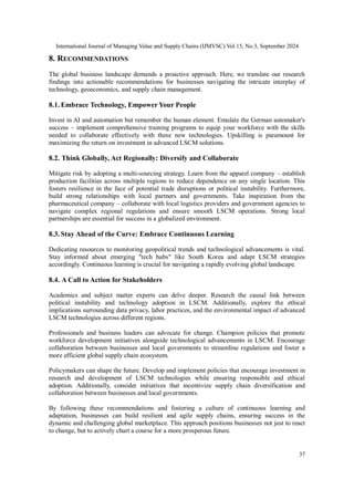 EMERGING TECHNOLOGIES FOR PRECISION SUPPLY CHAIN MANAGEMENT | PDF