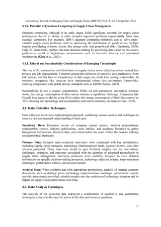 EMERGING TECHNOLOGIES FOR PRECISION SUPPLY CHAIN MANAGEMENT | PDF