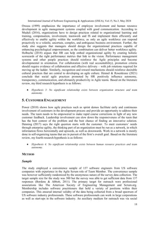 PSYCHOLOGICAL ANTECEDENTS TO EMERGENCE OF TEAM AUTONOMY IN AGILE SCRUM TEAMS | PDF