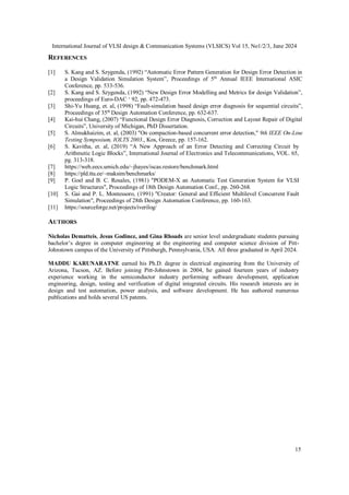DETECTION OF MODULE INTEGRATION ERRORSIN HIERARCHICAL CIRCUIT DESIGNS ...
