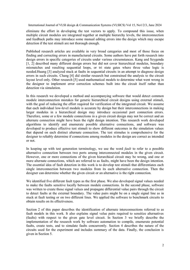 DETECTION OF MODULE INTEGRATION ERRORSIN HIERARCHICAL CIRCUIT DESIGNS | PDF | Free Download