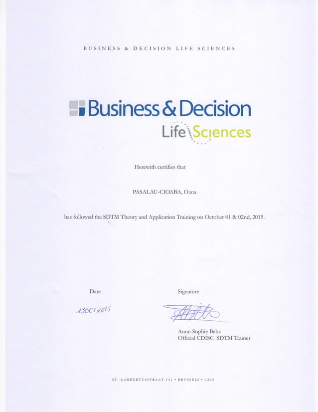 SDTM Theory and Application Training | PDF