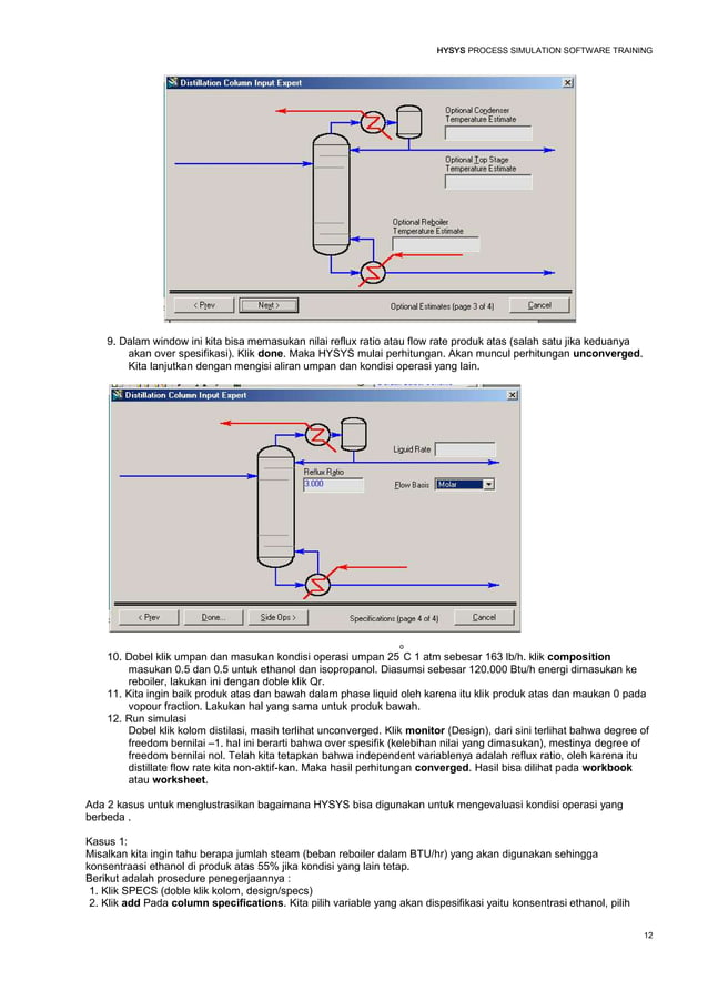 153335269 tutorial-hysys-untuk-mahasiswa-1 | PDF
