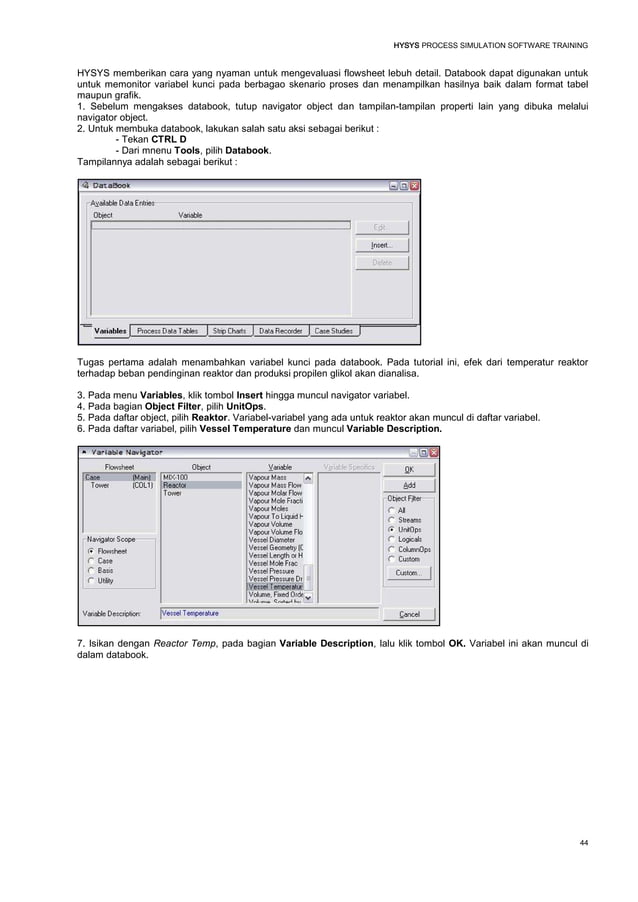 153335269 tutorial-hysys-untuk-mahasiswa-1 | PDF