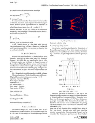 Rotman Lens Performance Analysis | PDF | Physics | Science